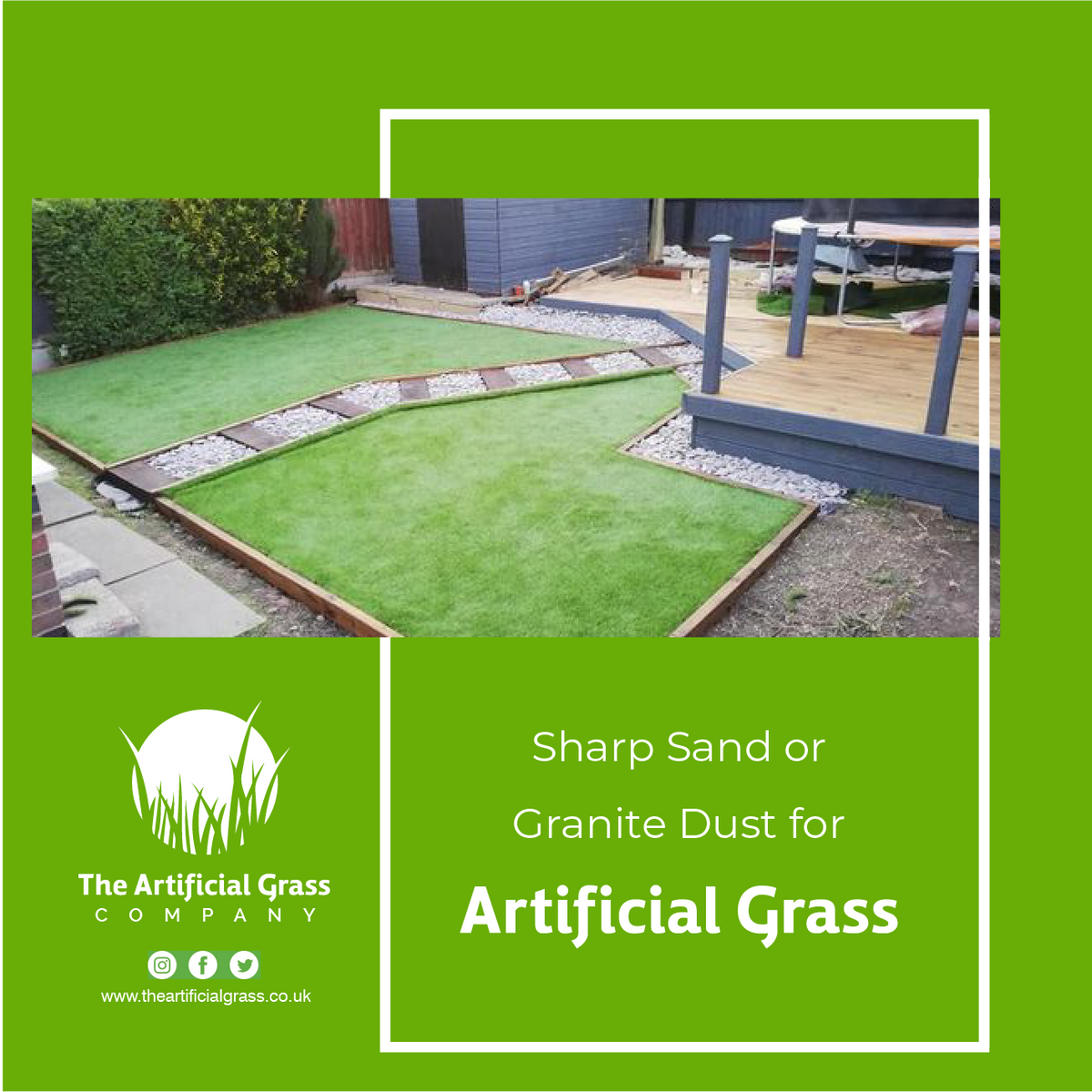 Sand for artificial grass store